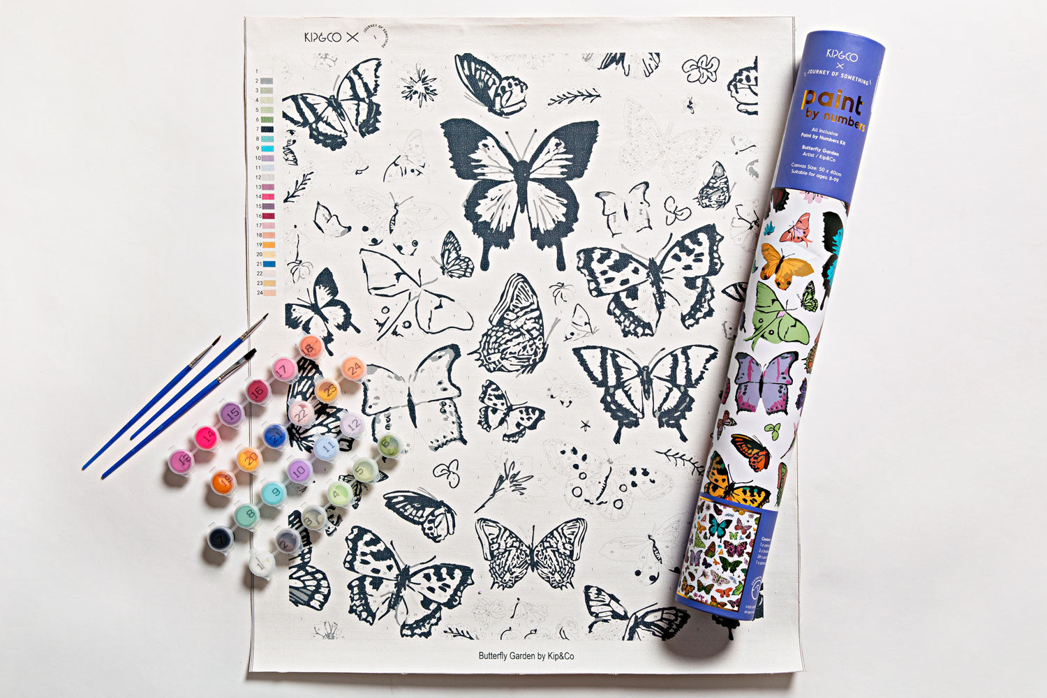 Journey of Something 'Paint by Numbers - Butterfly Garden' – Quirk ...